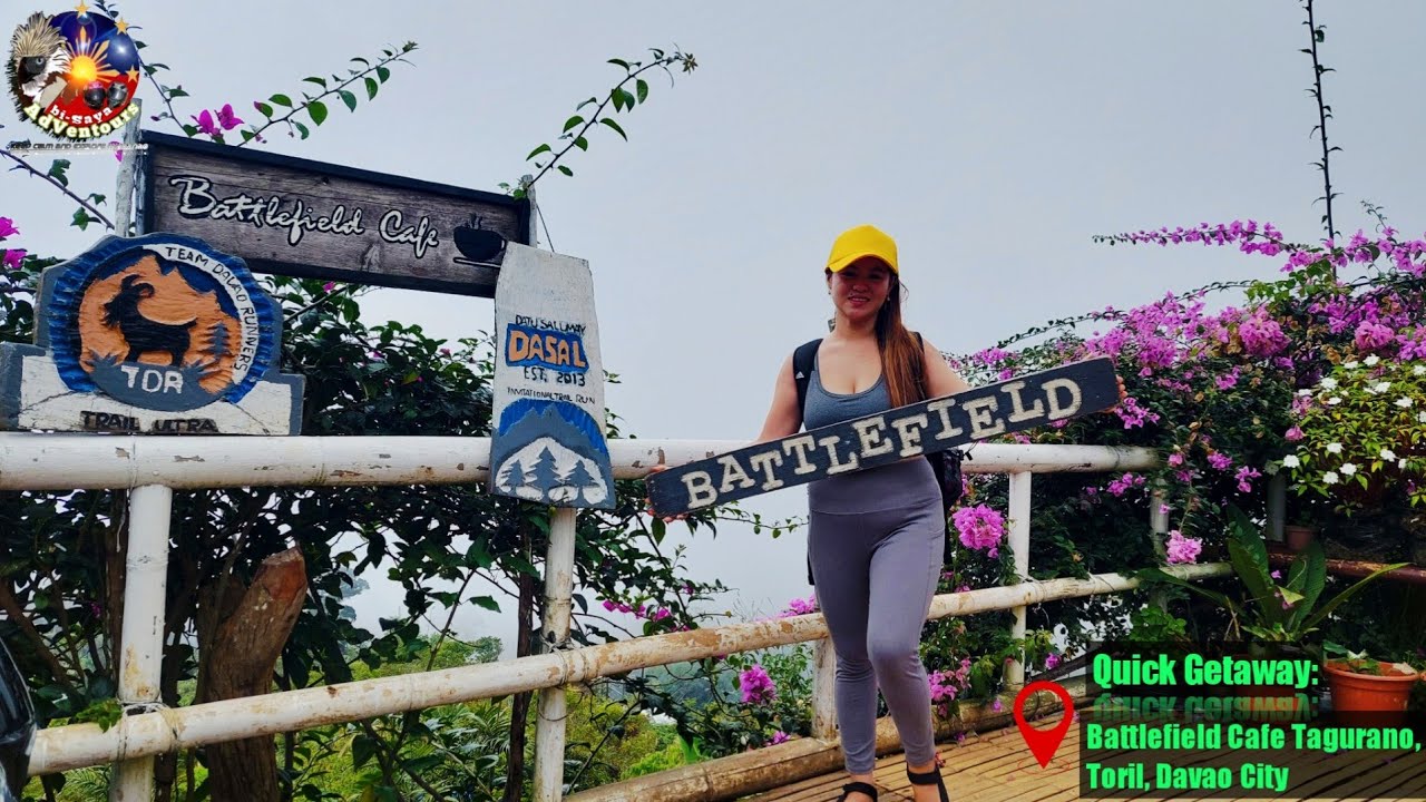 Quick Getaway: Battlefield Tagurano Cafe, Toril, Davao City - YouTube
