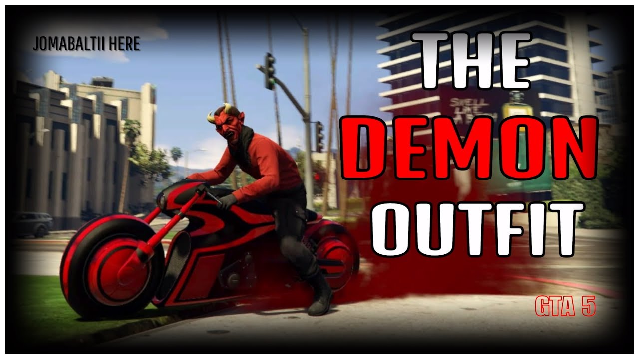 GTA 5 ONINE: how to make the demon outfit tutorial - YouTube