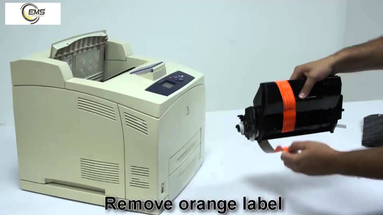Xerox Phaser 4500 Toner Cartridge Replacement - user guide (7985D) - YouTube