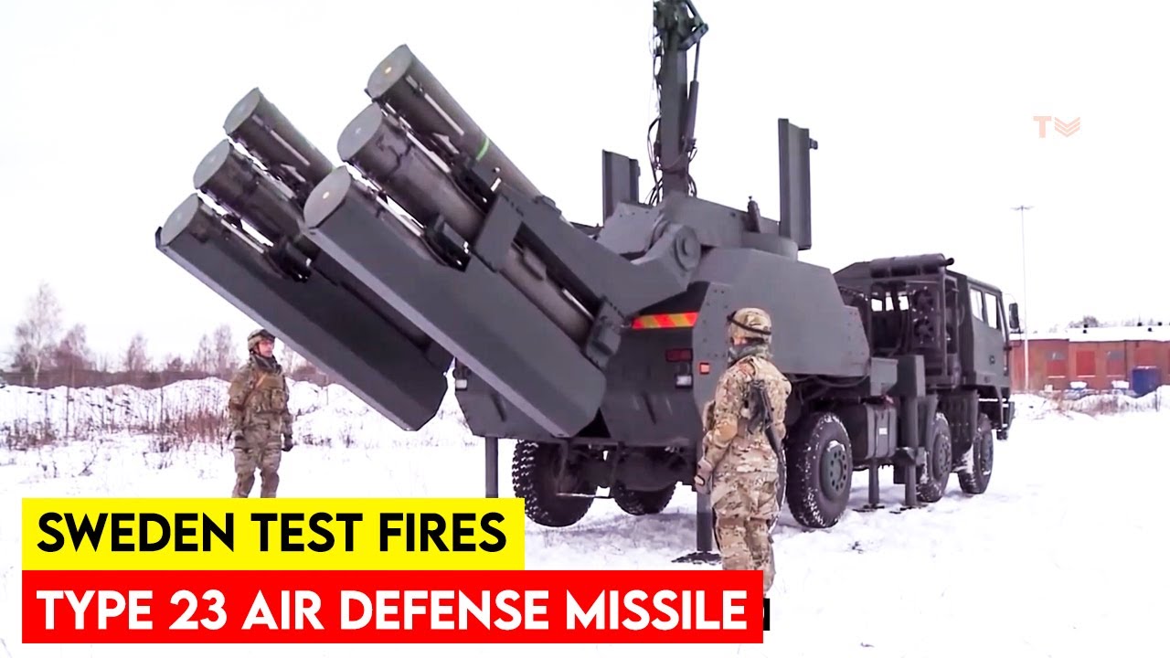 Sweden Test Fires Type 23 Air Defense Missile - YouTube