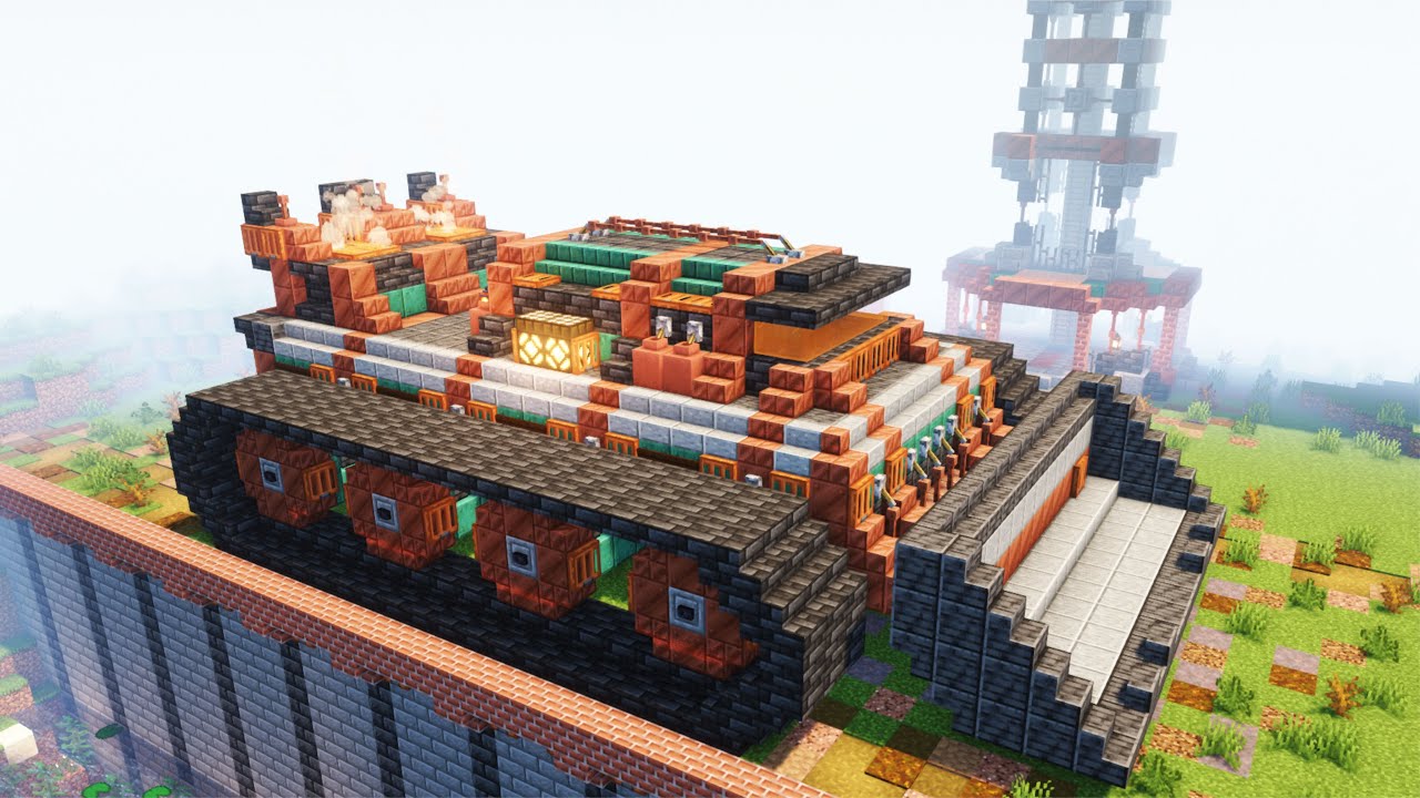 How to build Steampunk Excavator - Minecraft tutorial - YouTube