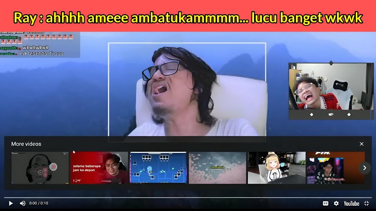 Streamer ini ketawa karna Ray ambatukam versi slowed...(clip NapLive ...