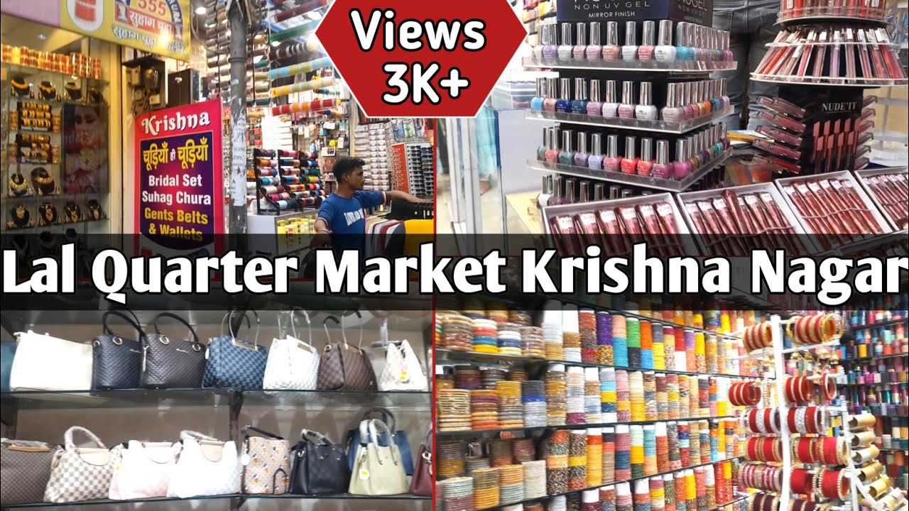 Lal Quarter Market Krishna Nagar | Mini Connaught Place Of East Delhi ...