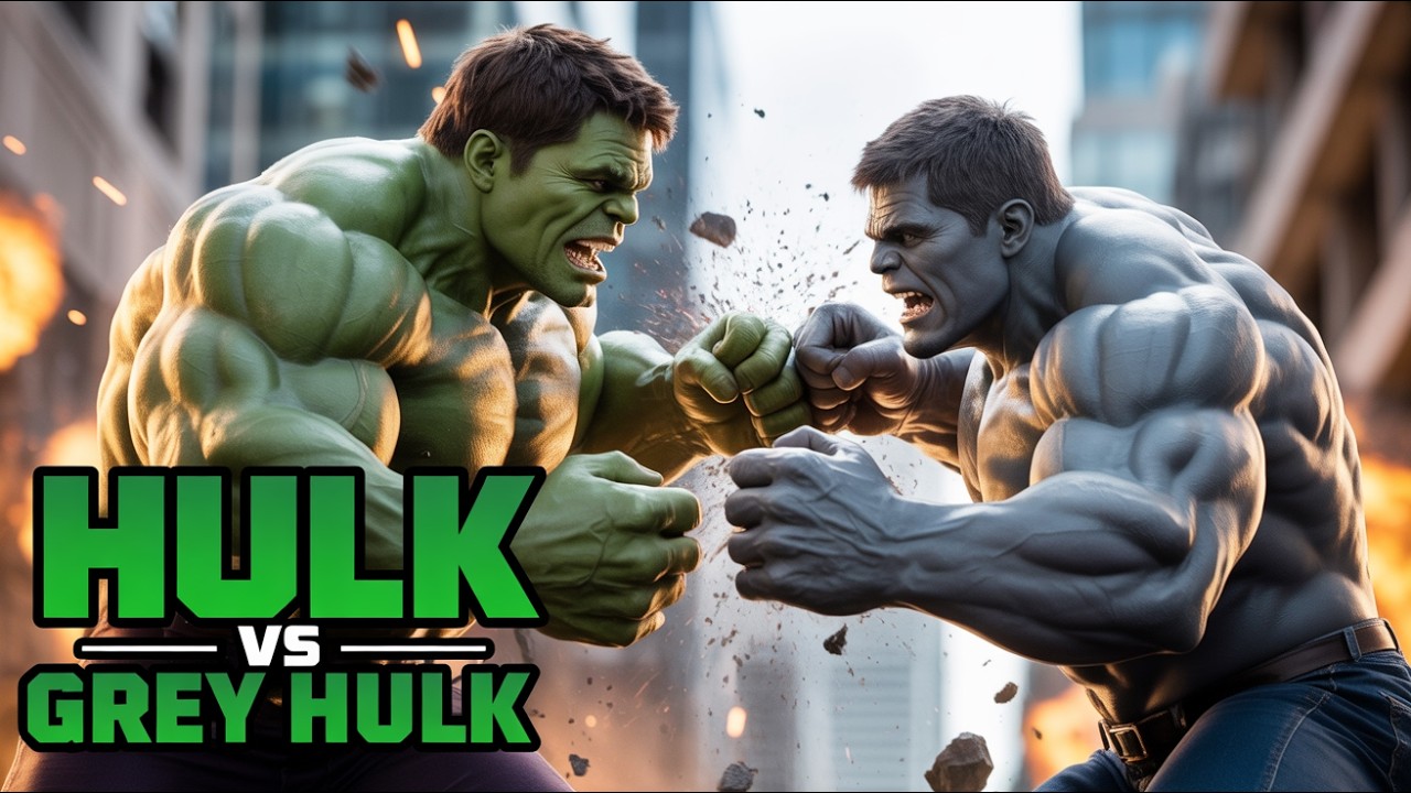 Hulk VS Grey Hulk - YouTube
