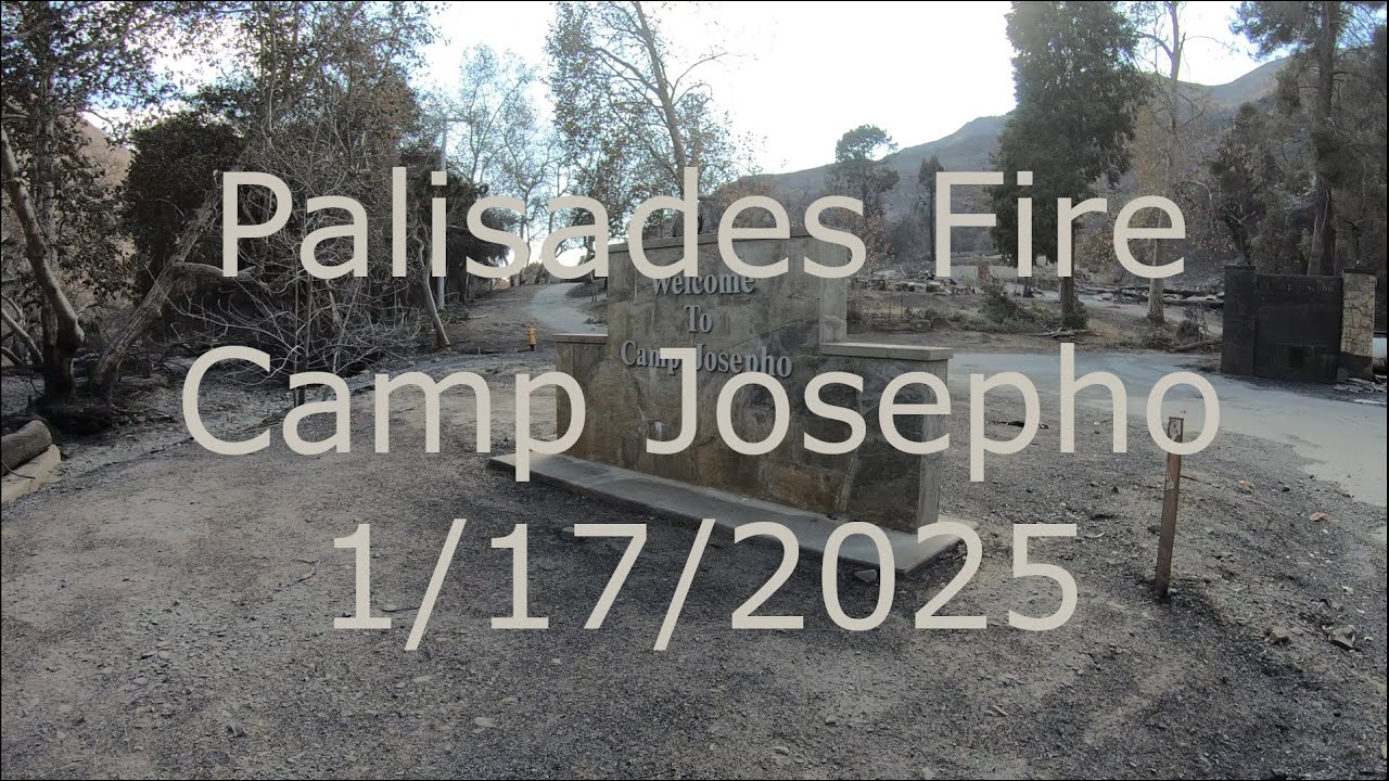 Palisades Fire - Camp Josepho - YouTube