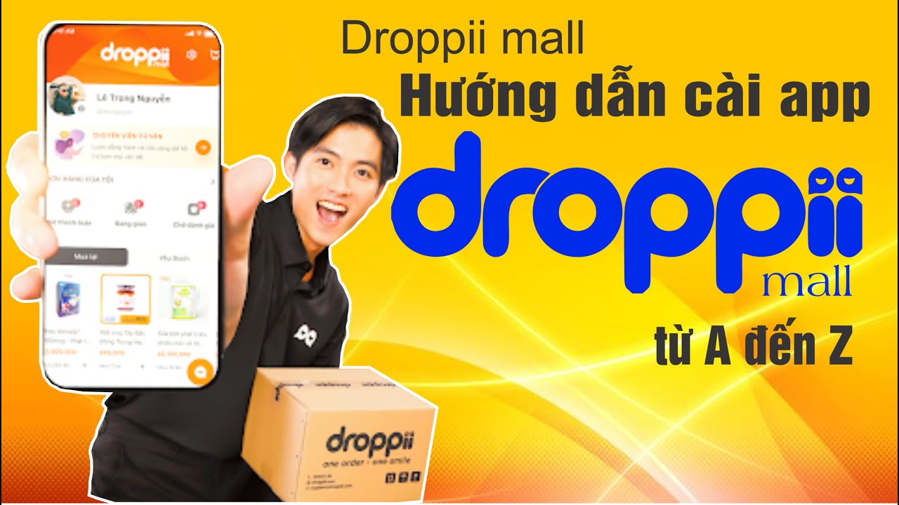 Hướng dẫn cài app Droppii mall từ A đến Z - YouTube