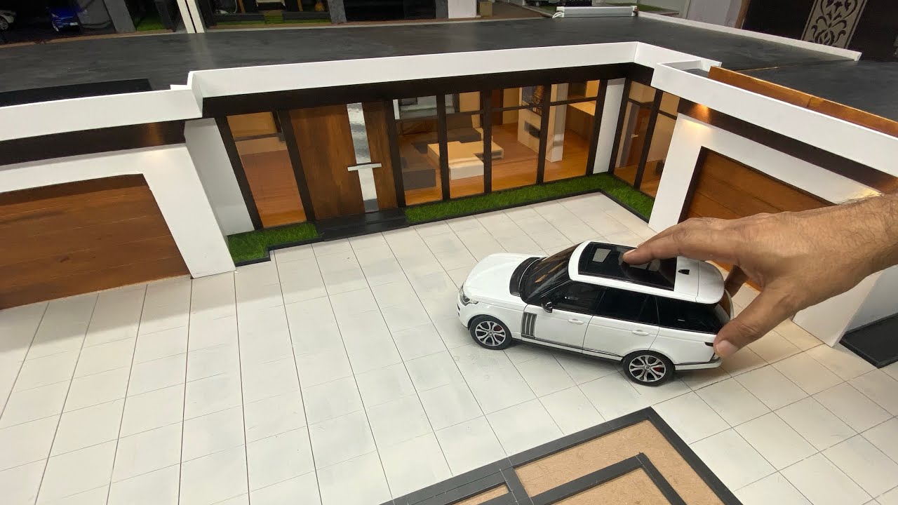 DIY Miniature Luxurious House Architectural Model - Part 2 - YouTube