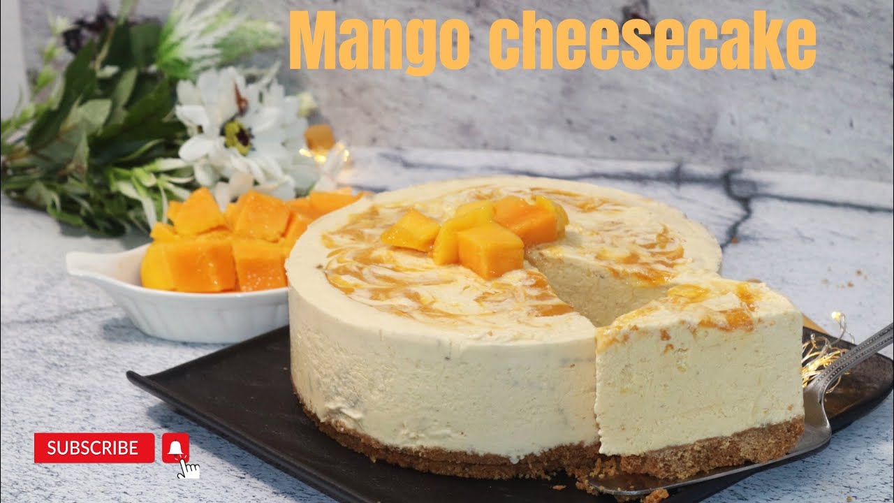 How to Make Mango Cheesecake |Recipe|Mango lovers||Desert|by Foodswings ...
