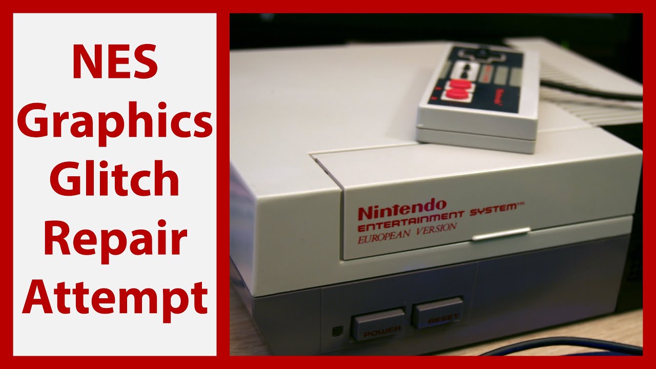 NES Graphics Glitch Repair Attempt, Pt. 1? - YouTube