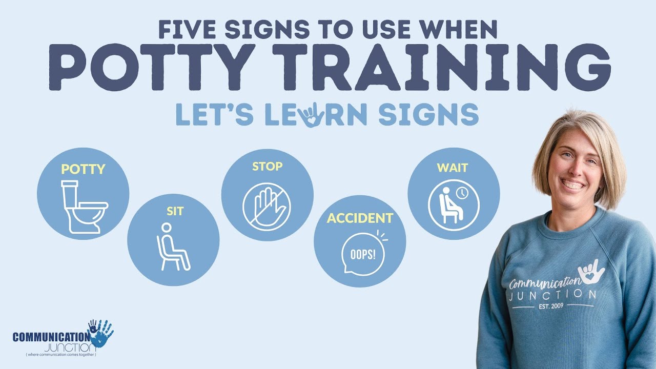 Five Signs To Use When Potty Training - YouTube