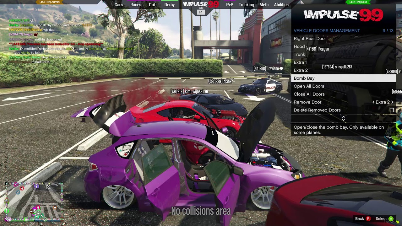 Car meet gone wrong! Fivem Impulse 99. - YouTube