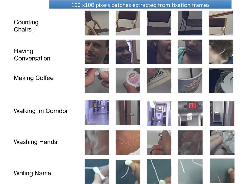 Real World task inference using visual bag of features and eye movement ...