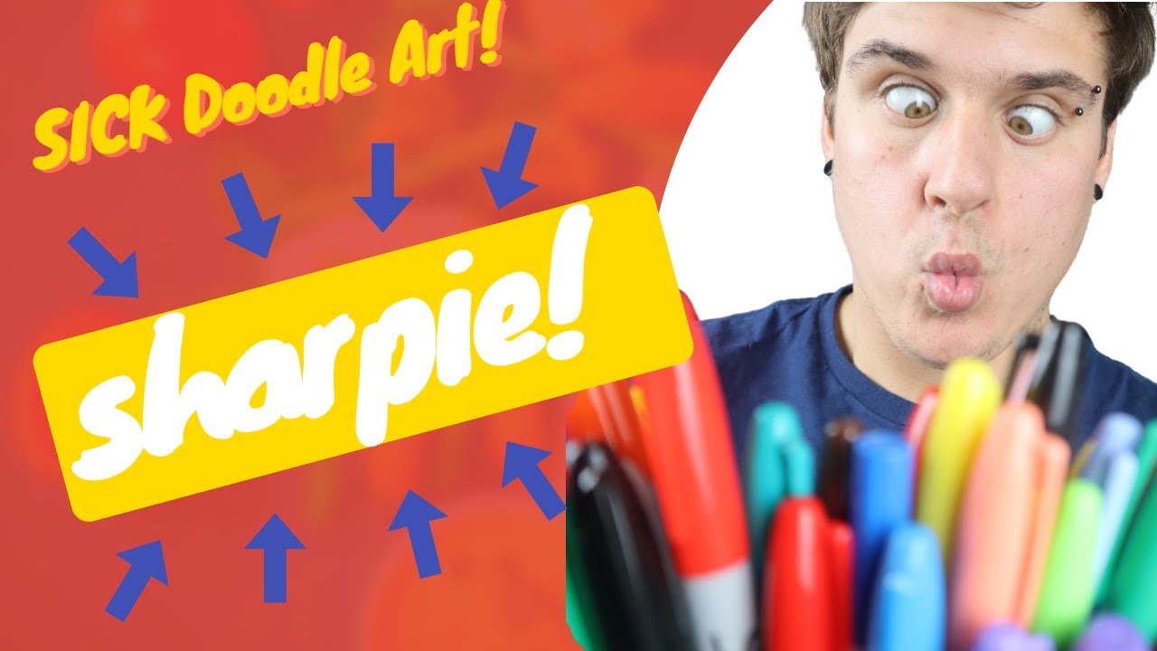 THE SHARPIE ART CHALLENGE!- BEST for doodle art?! - YouTube