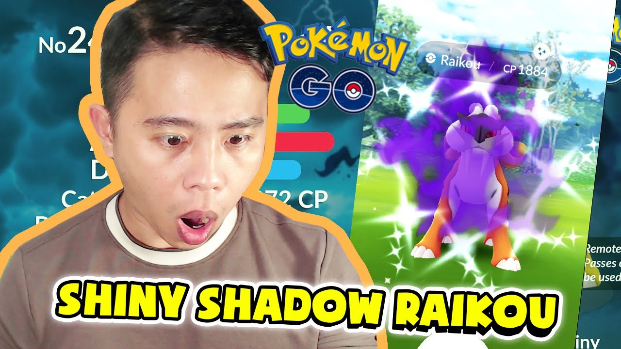 Pokemon GO : Ni Độ Mở Khóa Shiny Shadow Raikou Dễ Dàng - YouTube