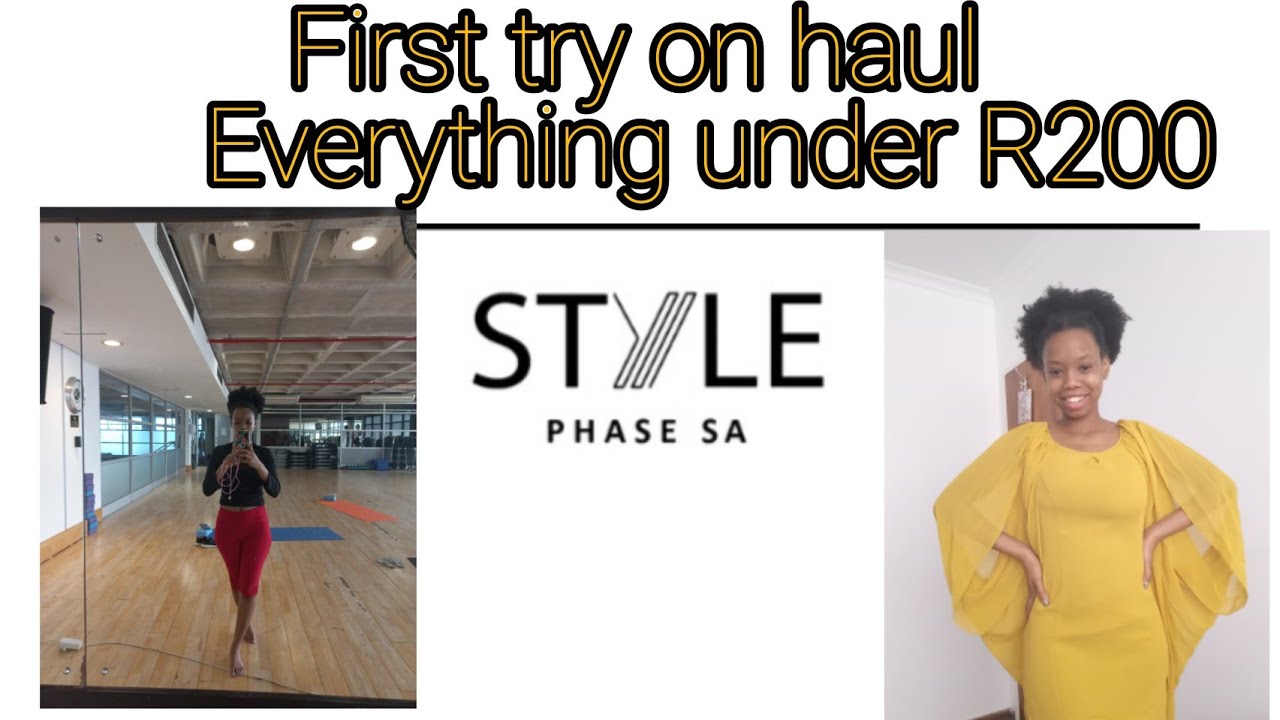 Try on haul with Stylephase// Clothes under R200 - YouTube
