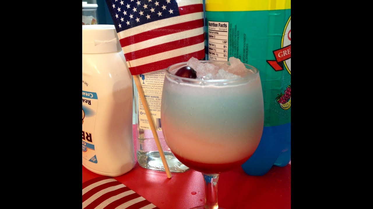 How to make the 4th of July Firecracker Layered Rum Drink - Drinking ...