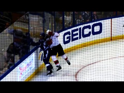 Namestnikov takes brutal hit from behind, Sustr left bloody after fight