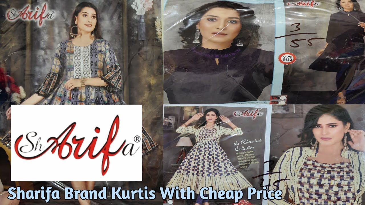 Sharifa collection dresses || Branded kurti design || Branded kurtis ...