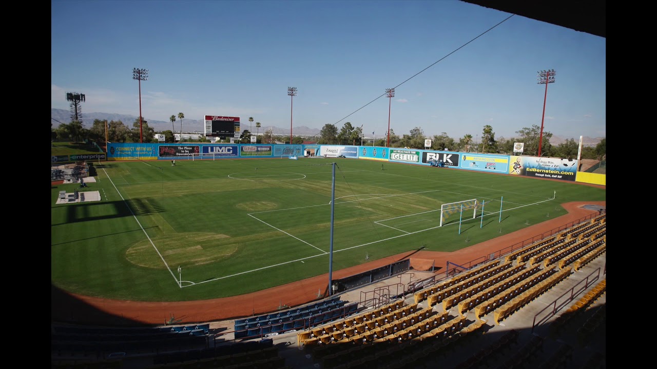 Watch Cashman Field in Las Vegas convert from baseball to soccer and ...