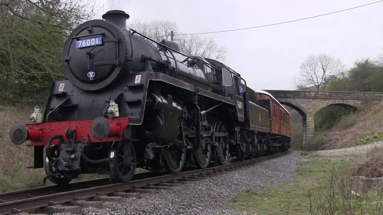 BR Standard Class 4 No.76079 (masquerading as 76001) southbound at ...