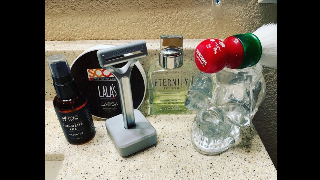 Broman Razor from the UK, Pete & Pedro Preshave Oil, Caoba Shave Soap ...
