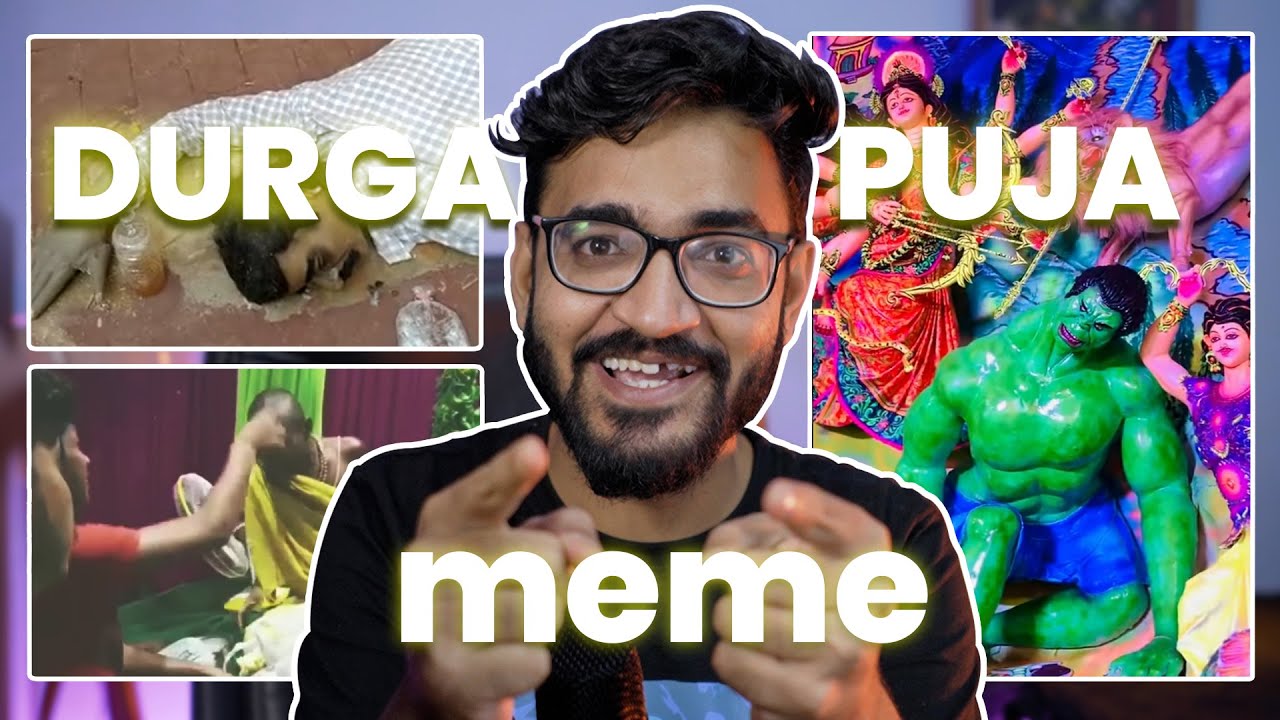 Durga Puja Meme Review | BaatelaBaaj | Bengali Meme Review - YouTube