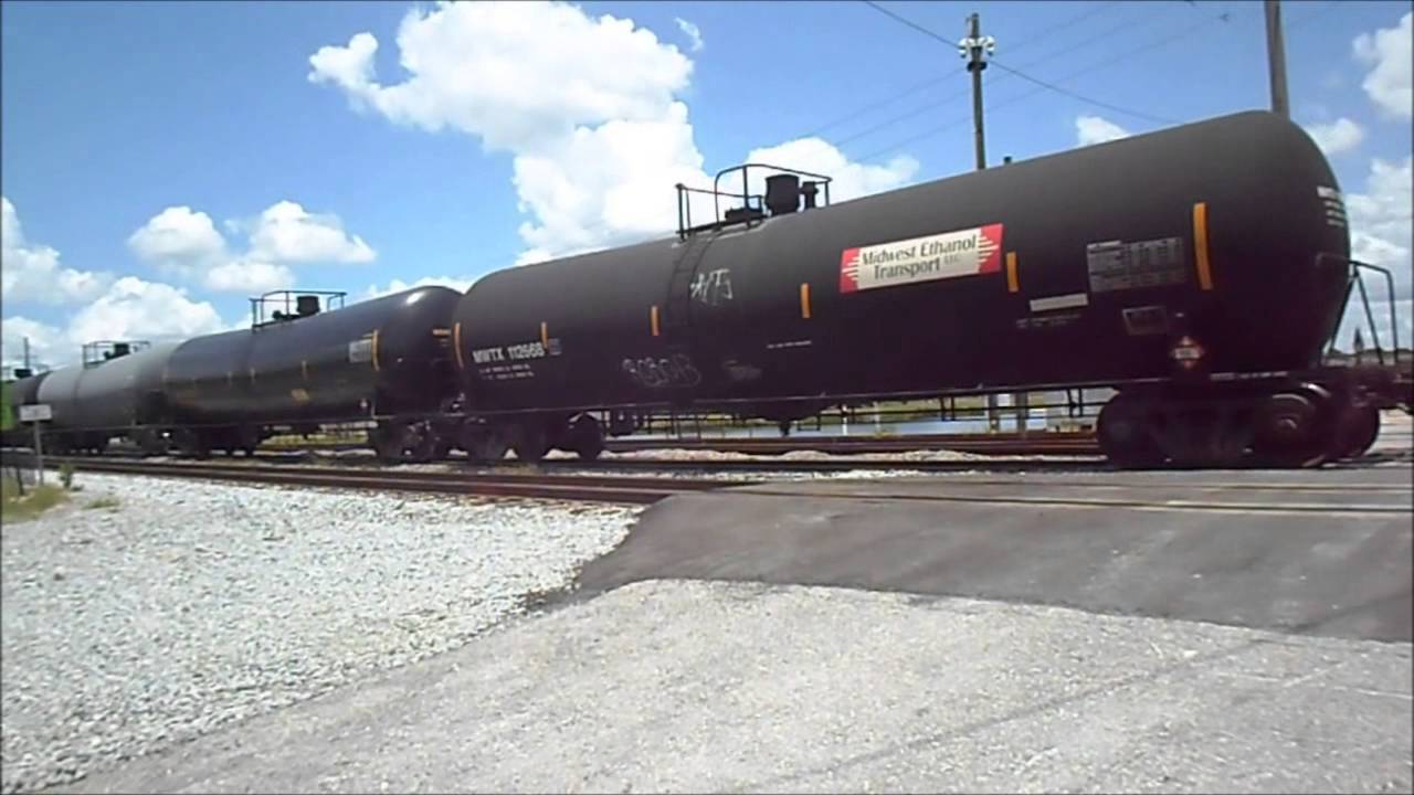 CSX Phosphate Train & CSX Ethanol Train - YouTube