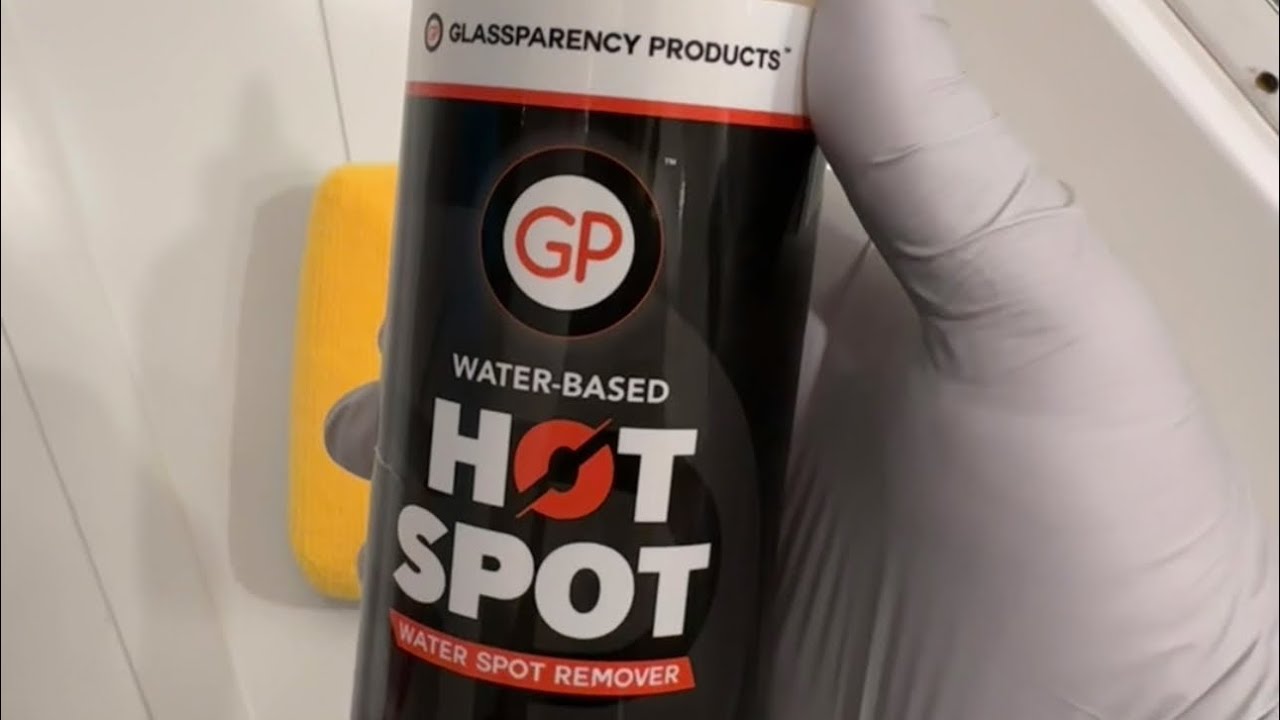 GlassParency NEW HOT SPOT water spot remover - YouTube