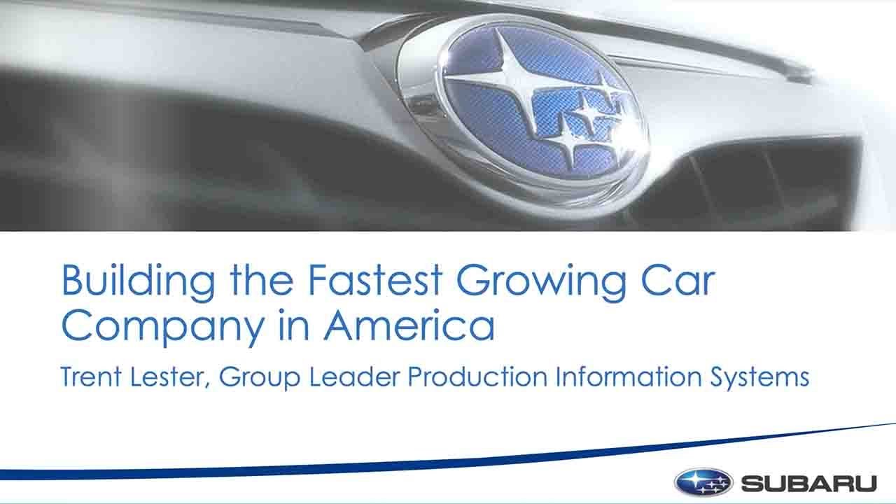 Subaru: Building the Fastest Growing Car Company in America - YouTube