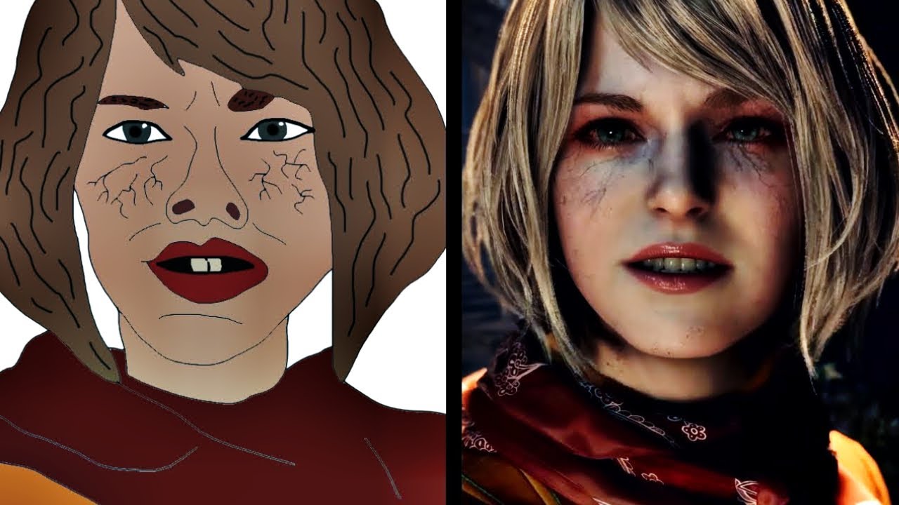 Resident Evil 4 Trailer Drawing Meme - YouTube
