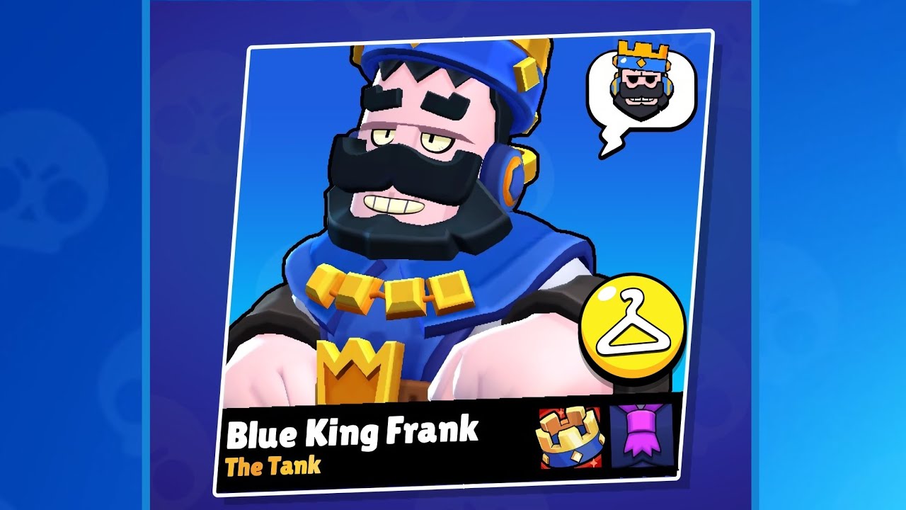 Blue King Frank Skin (Brawl Stars) - YouTube