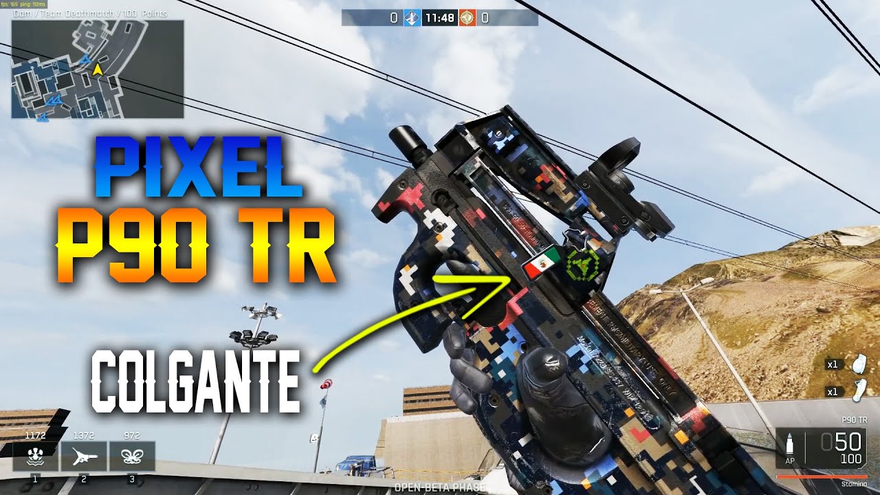 PIXEL P90 TR COMO PONER COLGANTES - IRONSIGHT 2019 - YouTube