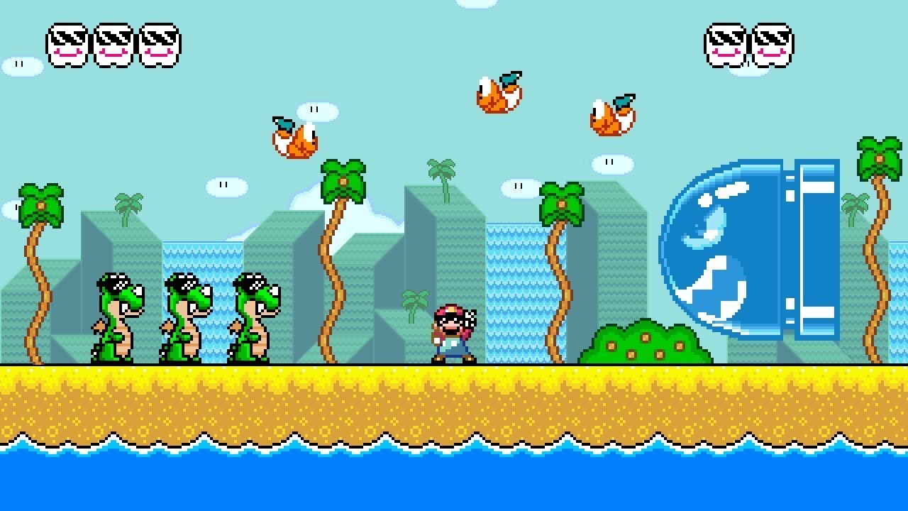 Super Mario Beach - Super Mario Animation - YouTube