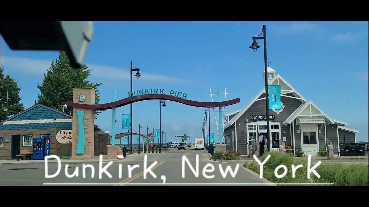 What lake is Dunkirk New York on? | Lake Erie | Dunkirk Pier | Driving ...