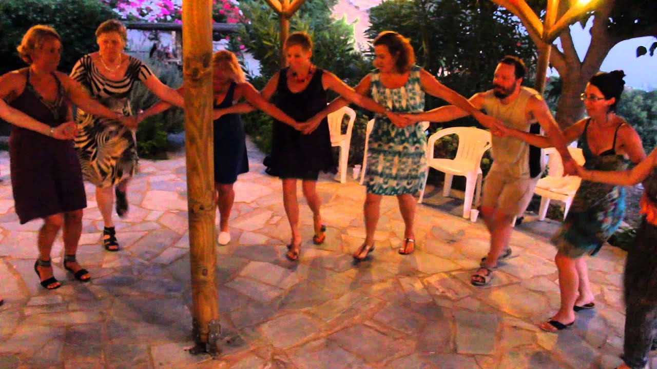 Greek dance lessons "zonaradikos" - YouTube