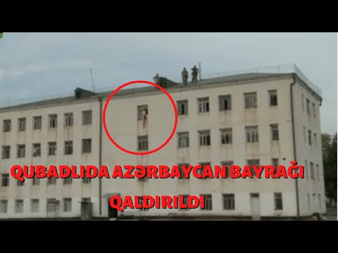 Düşmən bayrağın yerə tullayıb Qubadlıda Azərbaycan bayrağı qaldırdılar