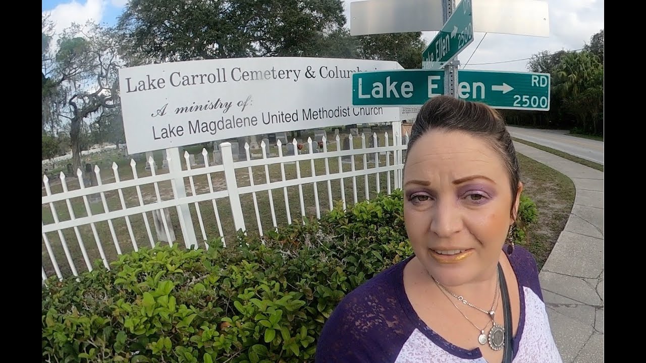 Lake Carroll Cemetery, Carrollwood..Tampa. This is Cal O'Ween! - YouTube