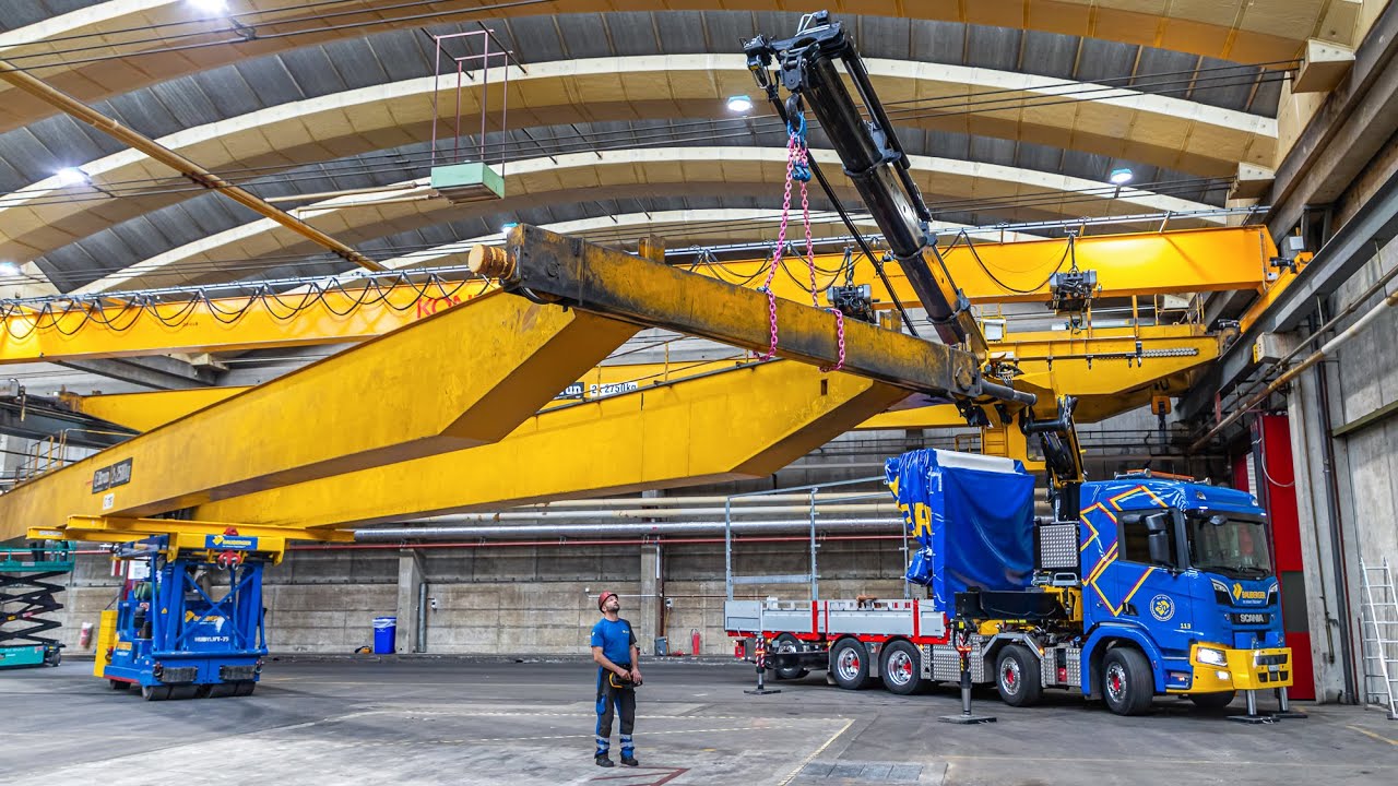 Hallenkran Demontage & Montage am Bodensee – Schwerlastlogistik im ...