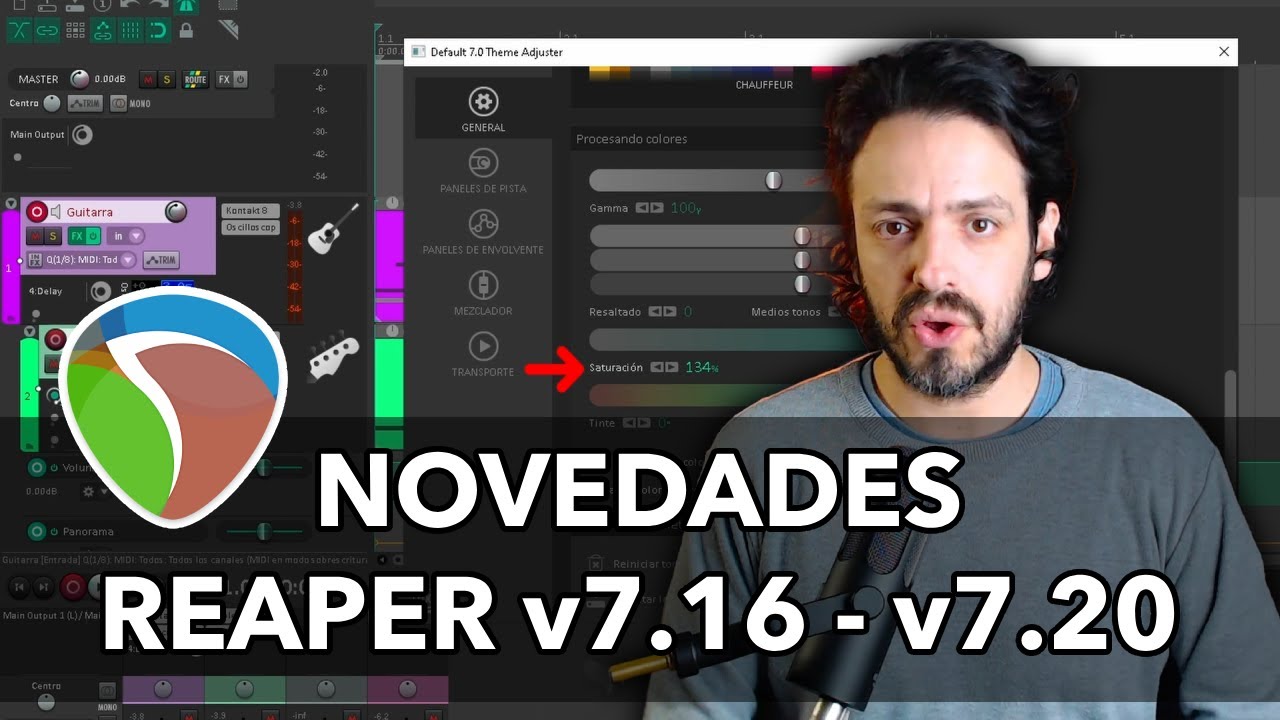 Novedades de REAPER v7.16 - v7.20 - YouTube