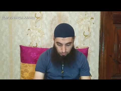 Bəhrəm ələt elmin fəzilləti haqqda qısa nəsihət 03.07.2020
