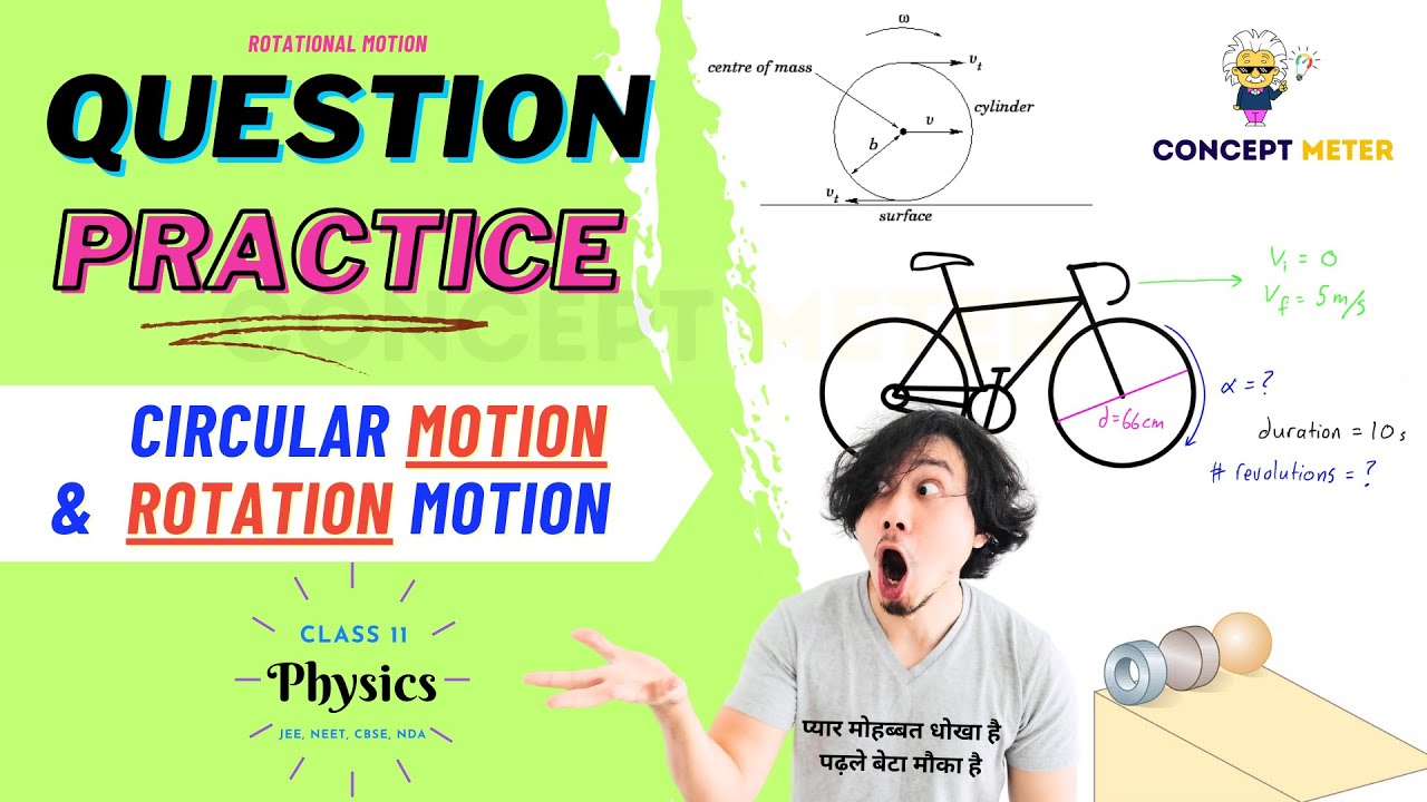 Rotation Motion Question Practice -1 Circular Motion & Rotational ...
