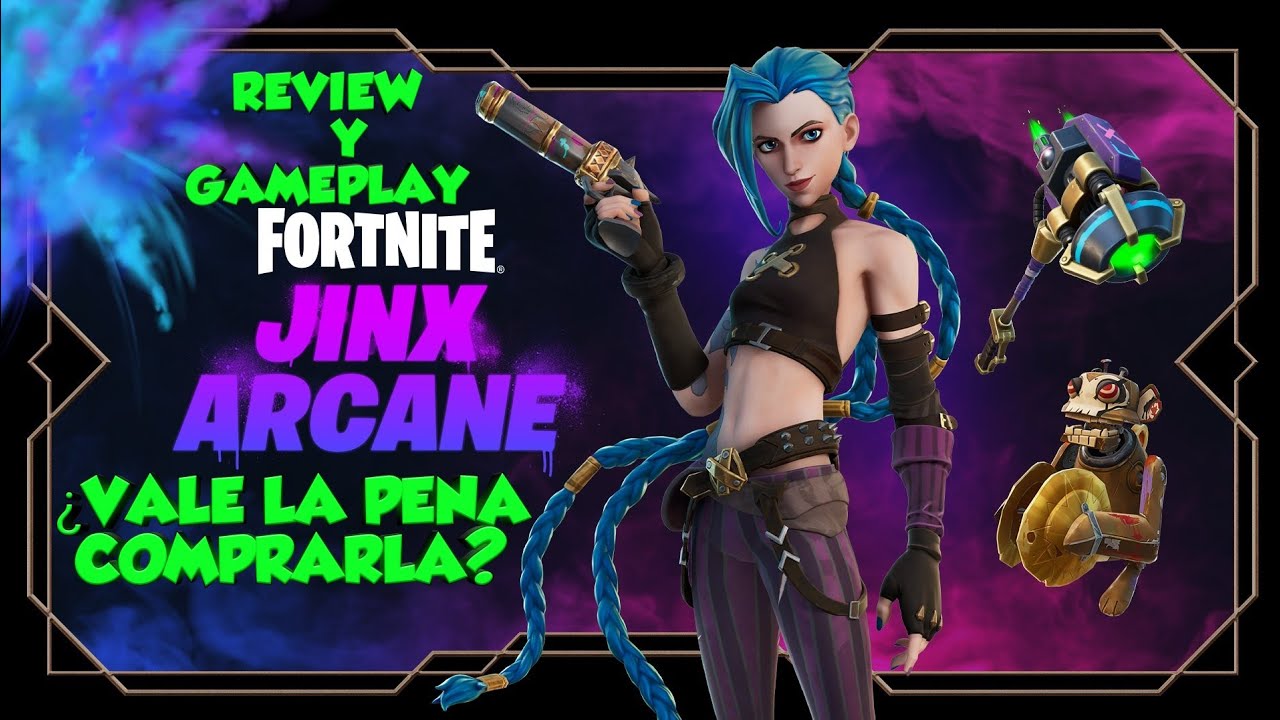 ¿VALE LA PENA COMPRAR LA SKIN JINX ARCANE? (REVIEW Y GAMEPLAY)l ...