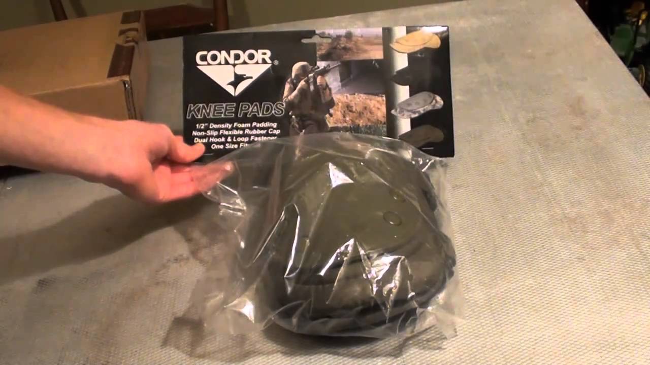 Condor Airsoft Knee Pad Unboxing - YouTube