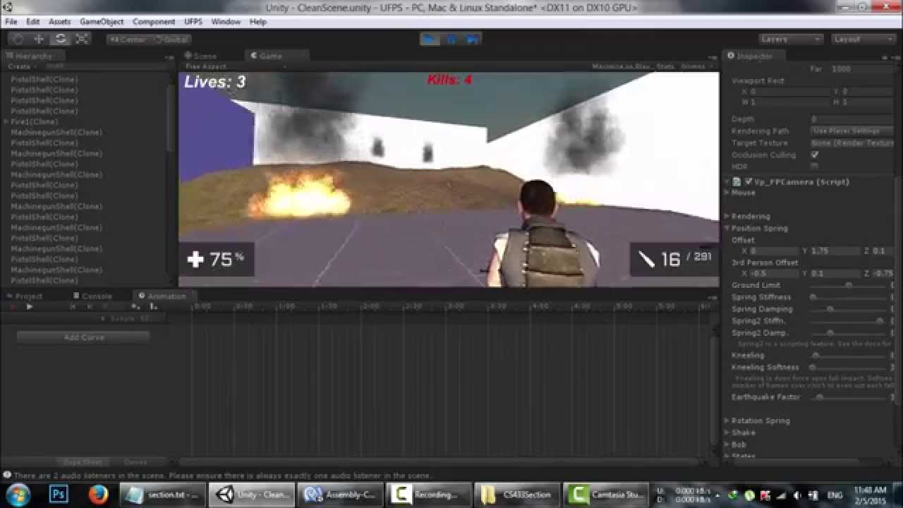 CS443 Unity Section : UFPS - YouTube
