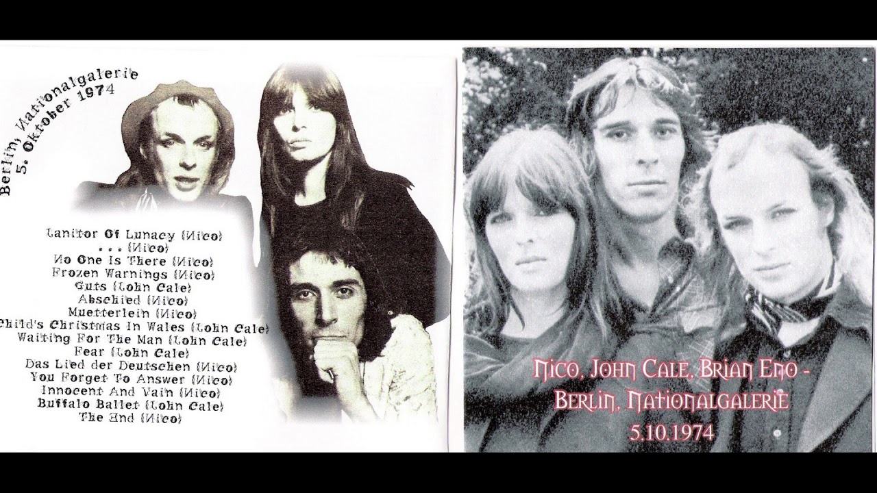 NICO, JOHN CALE, ENO Berlin 1974 10 05 - YouTube