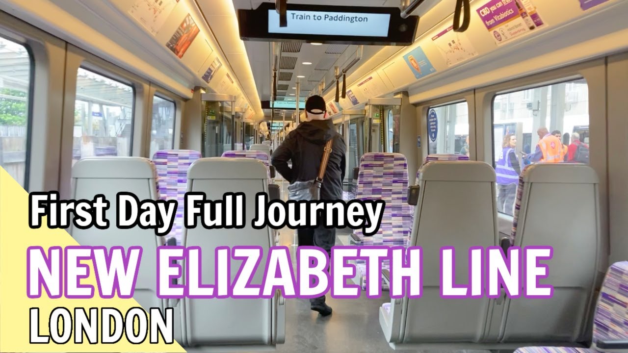 🚇 Full Journey on the ELIZABETH LINE first day of public travel / REAL ...