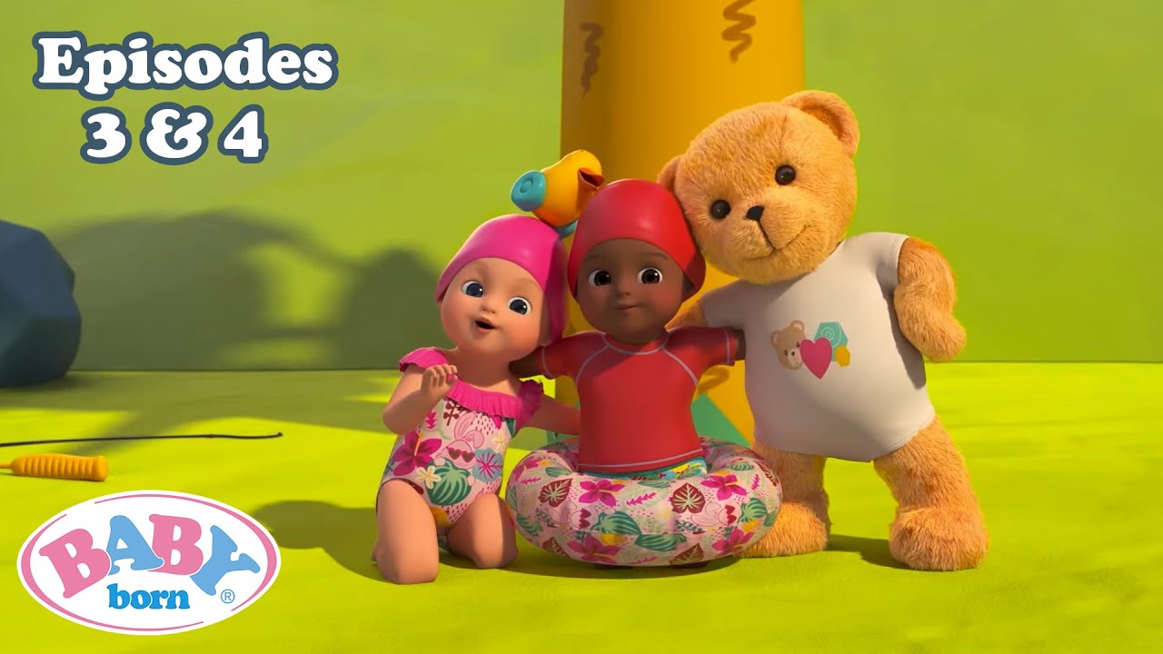 Water Play / Baking 👶 BABY born The Animated Series Episodes 3 and 4 ...