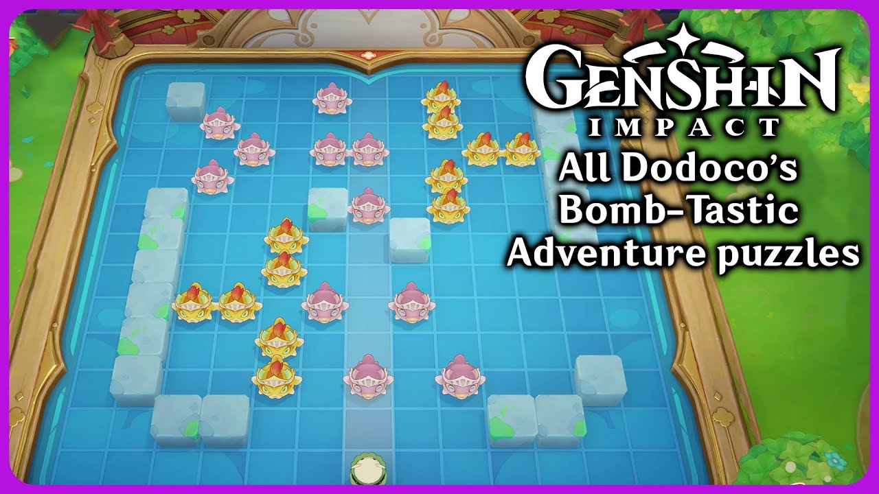 ALL Dodoco's Bomb Tastic Adventure minigames guide - Genshin Impact 4.1 ...
