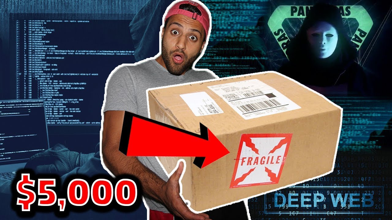 (GOT SCAMMED!) BUYING A MYSTERY BOX OFF THE DEEP DARK WEB!! $ 5000 ...
