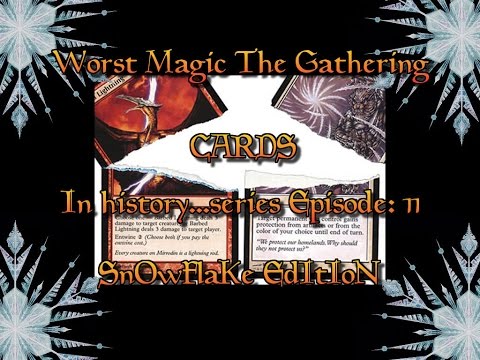Worst Magic The Gathering Cards in History Episode: 11 - YouTube